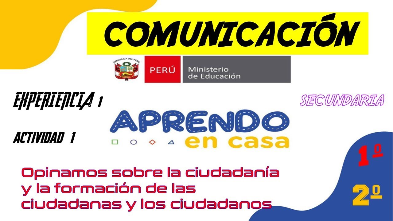 Act.1 3º y 4º Opinamos sobre la ciudadanía y la formación de las ciudadanas y los ciudadanos-AeC