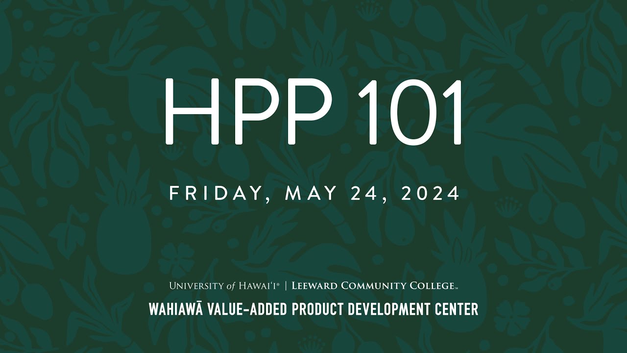 High Pressure Processing Seminar | May 24, 2024