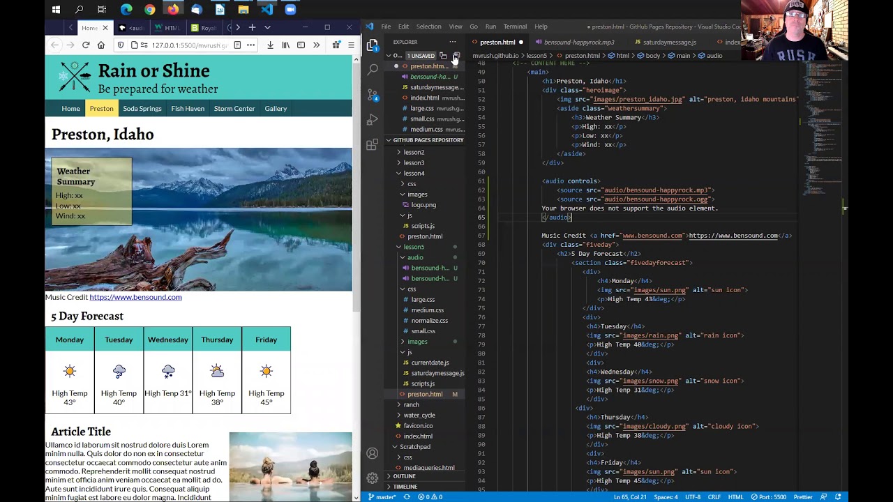 How To Add an Audio Element in HTML5
