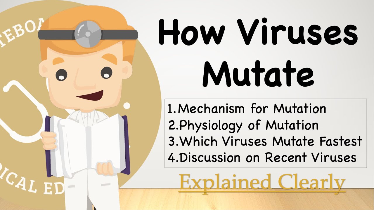 How Viruses Mutate Basics - Mechanism, Pathology, Speed, Recent Outbreaks | Public Health