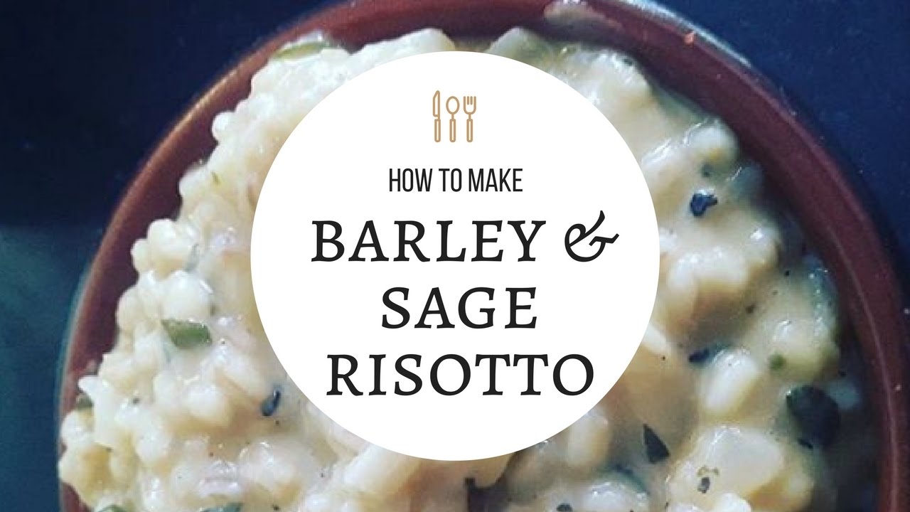 Barley risotto with sage & parsnip