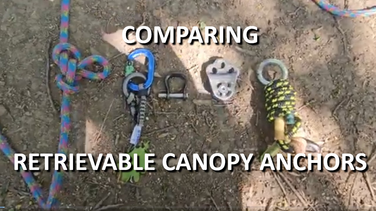 Comparing Retrievable Canopy Anchors for Arborists