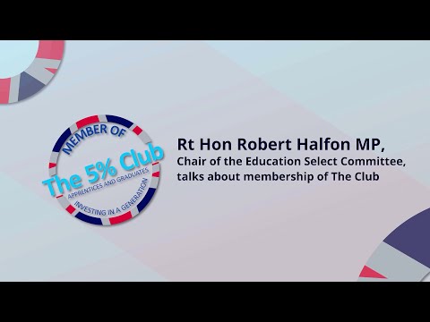 Rt Hon Robert Halfon MP, Chair of the Education Select Committee, talks about membership of The Club
