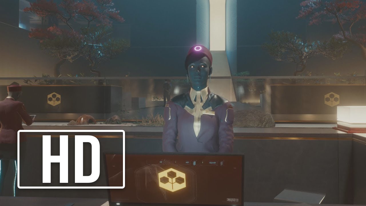 What Happens If You Don't Stall The Receptionist (Cyberpunk 2077) HD