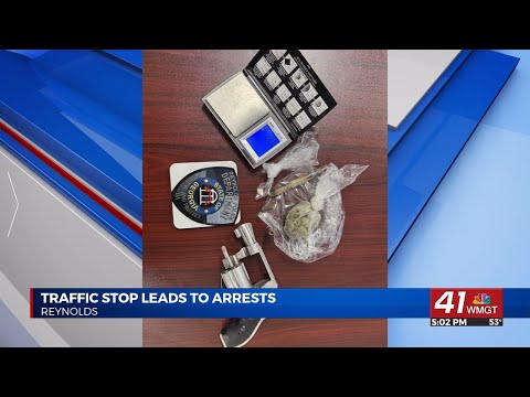 Two men arrested after traffic stop in Reynolds