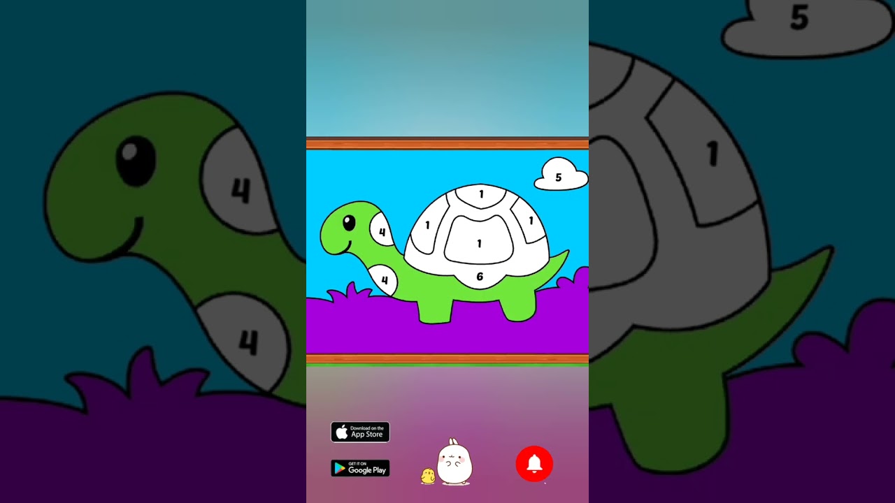 COLORING GAMES color and Paint Fun Game #shorts