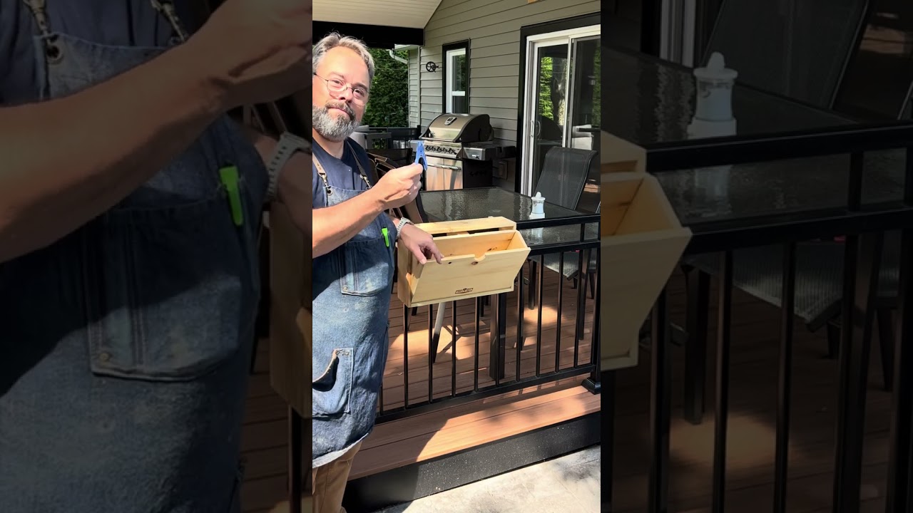 Boîte à épingles à linge /Cloth pin box