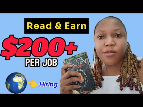 Get Paid to Read, Review, Proofread BOOKS| 7 Best websites HIRING!!