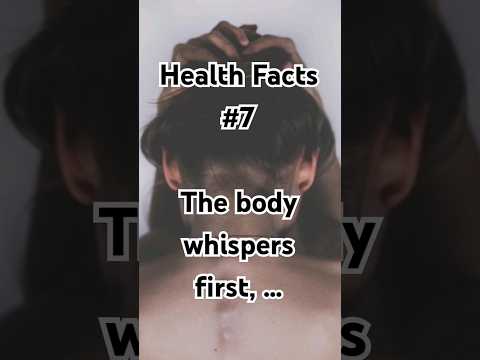 Health Facts #7 #shorts #quotes /The body whispers first, / #japanese