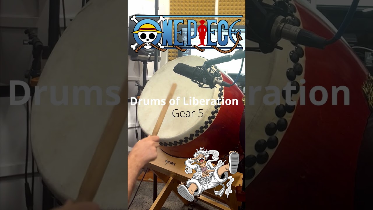 The Drums of Liberation Taiko Opening #shorts #gear5 #drumsofliberation