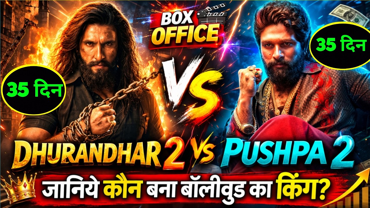 Dhurandhar 2 Vs Pushpa 2 Box Office Collection Comparison 35 Days Total Worldwide Collection