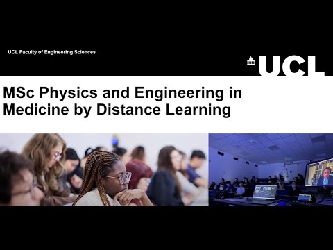 MSc Physics and Engineering in Medicine by Distance Learning