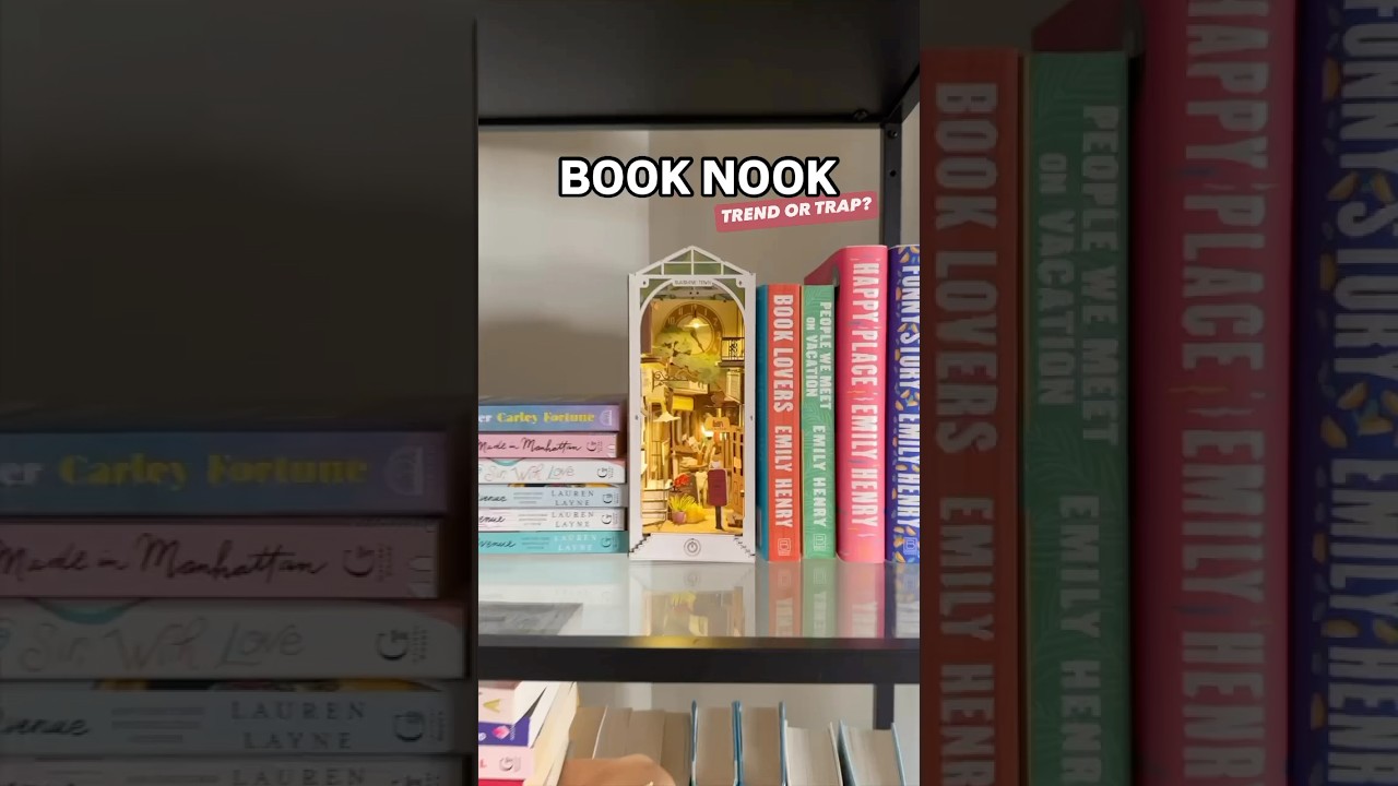 my HONEST thoughts on DIY BOOK NOOKS 👀 #booknook #booklovers