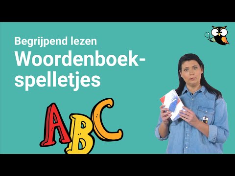 Taalspelletjes met een woordenboek (NIEUW)