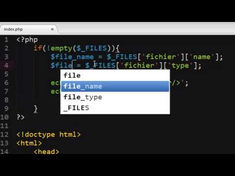 Learn UPLOAD DE FICHIER EN PHP - Mind Luster