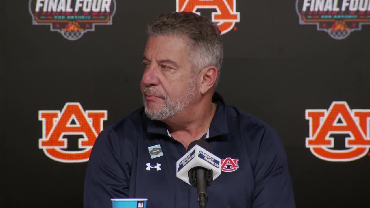 Auburn Head Coach Bruce Pearl, players talk Final Four faceoff with Florida