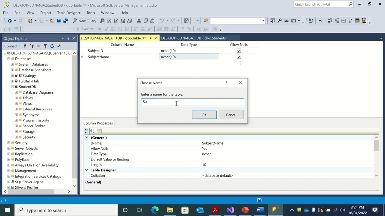 Configuring Read Only Fields In Radzen Blazor Web Assembly By Using Computed Columns In Sql