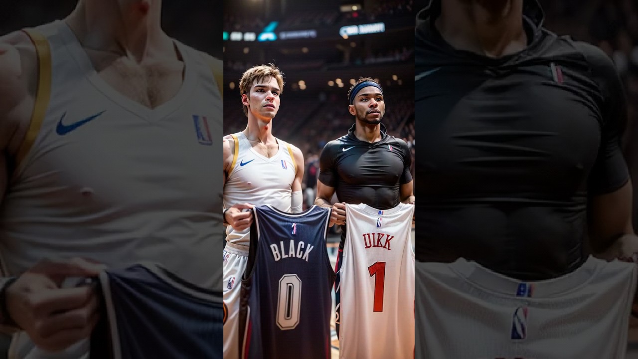 Gradey Dick and Anthony Black Jersey swap 🏀🏀#nba #rap