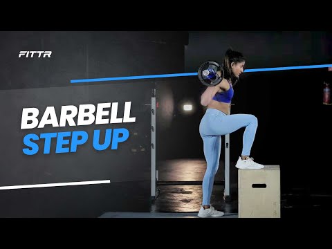 How To Do Barbell Step Ups | Exercise Video