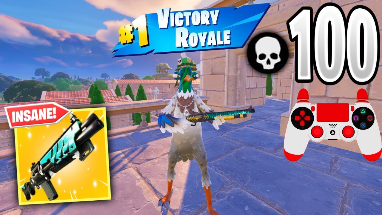 100 Elimination Solo vs Squads WINS Full Gameplay - (Fortnite Chapter 5 PS4 Controller)