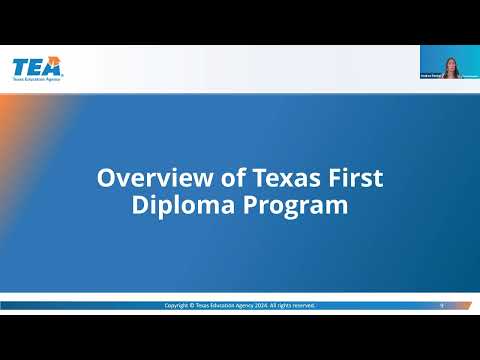 Texas First Early High School Completion Program Webinar - March 2024