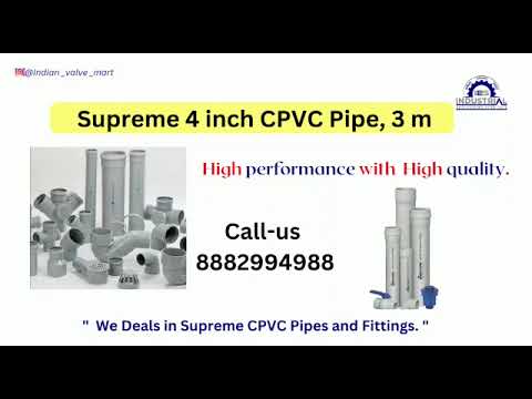Supreme CPVC Pipe - Latest Price, Dealers & Retailers in India