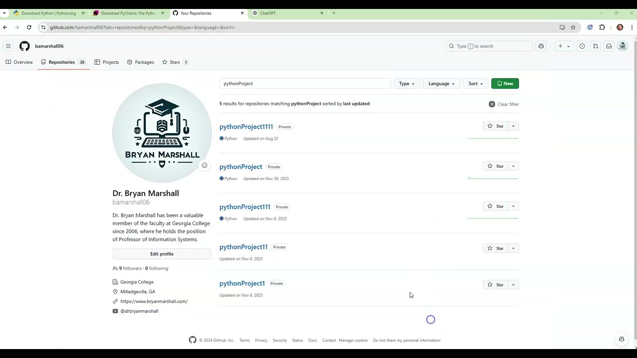 Python Full Stack - Module 1 - Lesson 4 - GitHub Repository