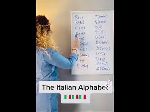ITALIAN ALPHABET- Learn with Ines
