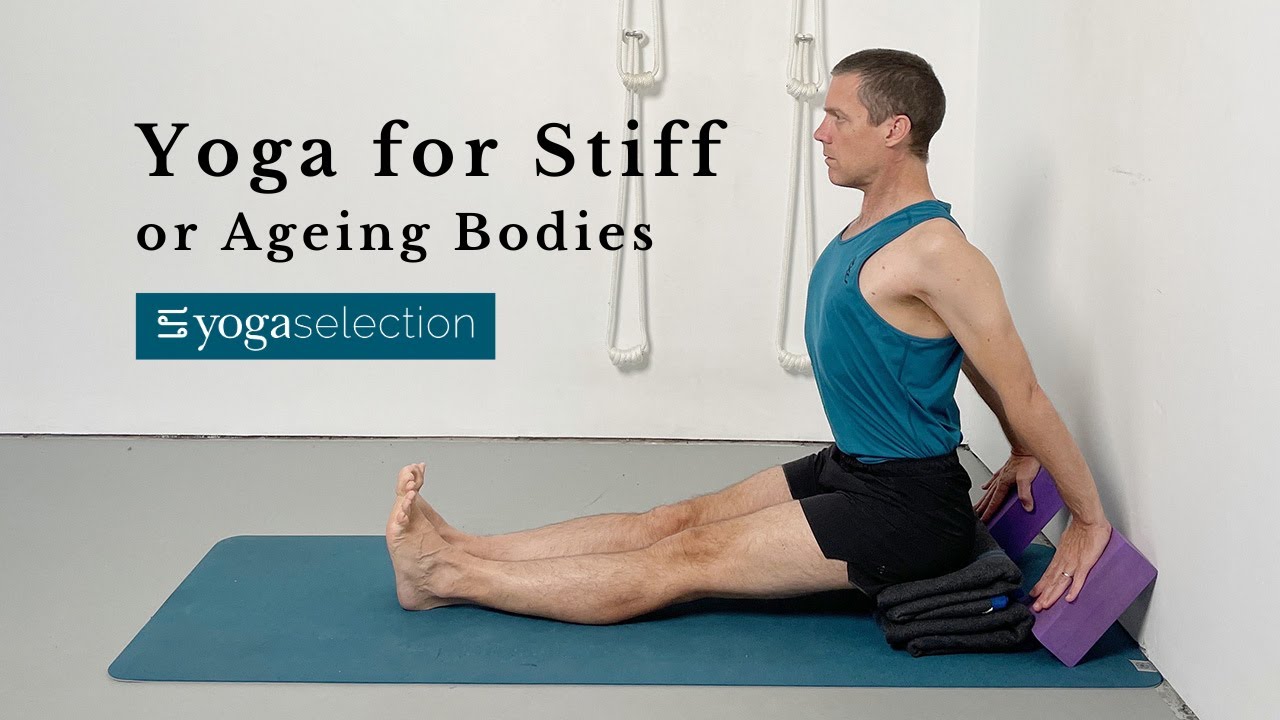 Iyengar Yoga for Stiff or Ageing Bodies (65-Minute Full Class) | Gentle Mobility, Posture & Strength