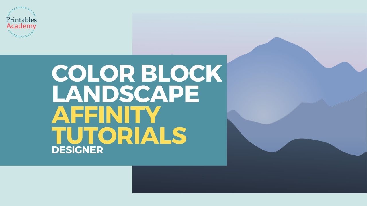 Color Block Landscape Tutorial-Affinity Designer