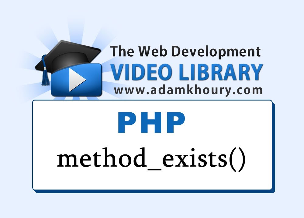 PHP Tutorial - method_exists() Class Object Oriented Programming OOP