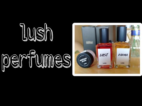 lush perfume haul quick review 💜