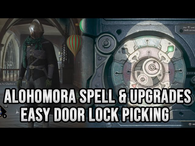 How to use Alohomora to easily lockpick in Hogwarts Legacy