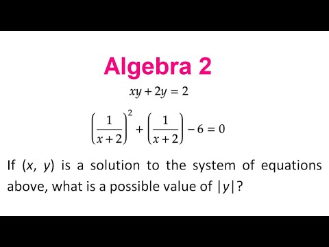 Algebra 2 Problems and Solutions