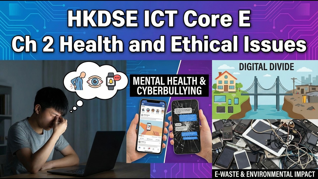 HKDSE ICT Core E Ch 2 Health and Ethical Issues