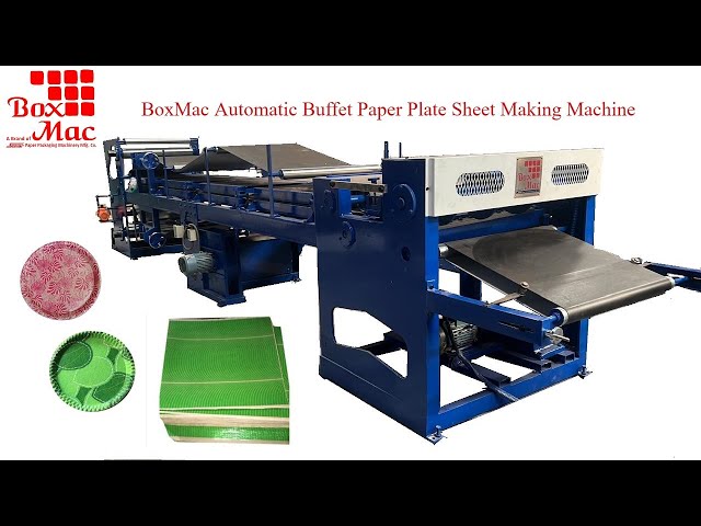 Paper Plate Making Machine - Automatic Buffet Sheet making machine ...