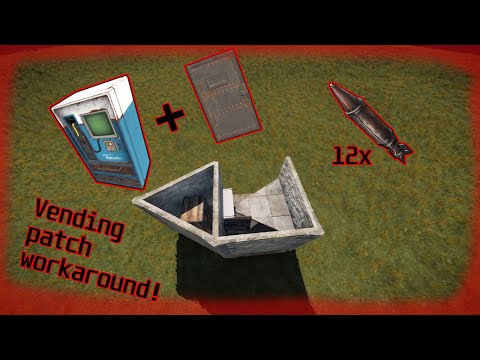 Steam Community :: Video :: Rust | New OP TC bunker with vending!