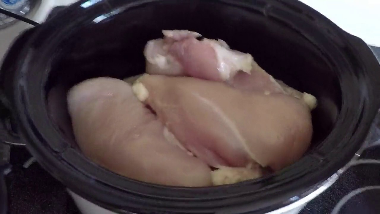 Crockpot Chicken Experiment 01 - Plain Chicken