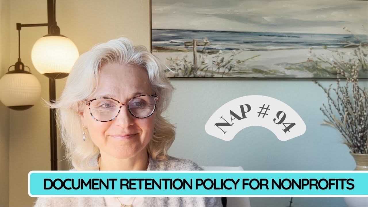 NAP 94 - Document Retention Policy for Nonprofits