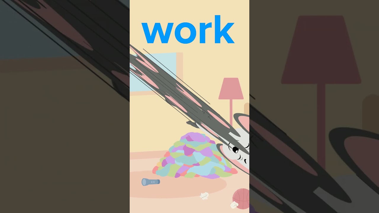 Kindergarten Sight Words: Work | ABCmouse #learning #education #sightwordsforkids #kindergarten