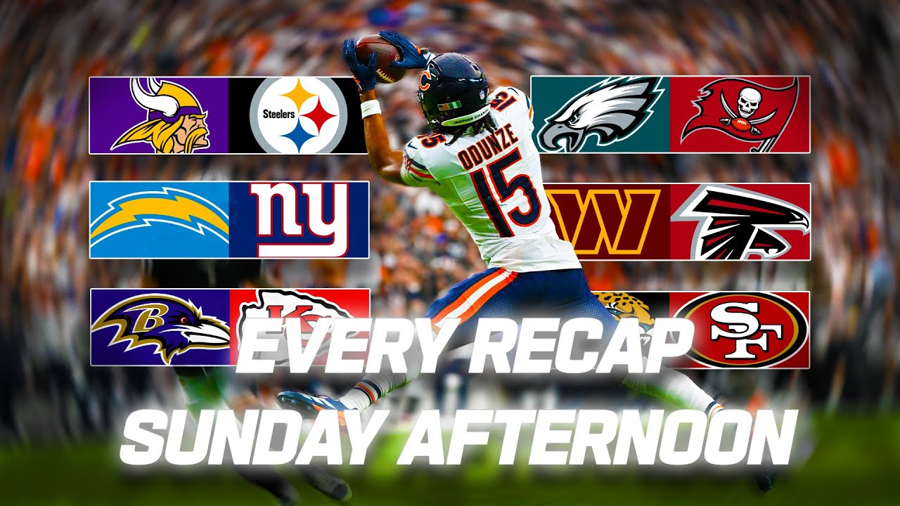 Every Recap from Sunday Afternoon | 2025 NFL Season Week 4