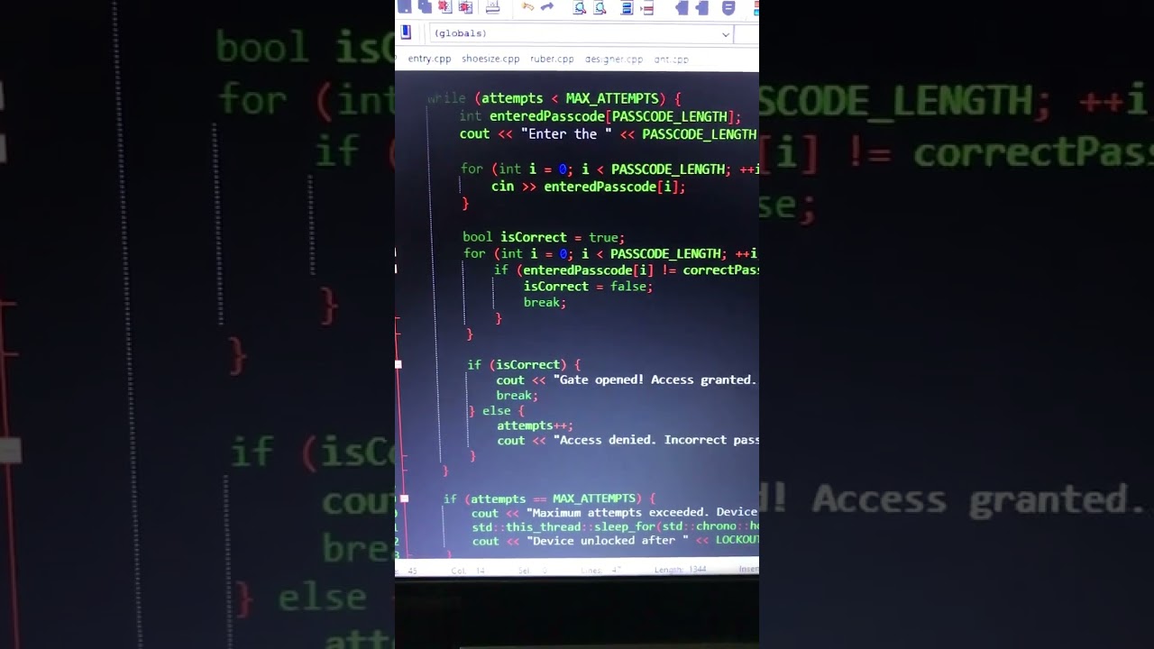 passcode device IDE dev c++ | C++ Program | #coderstokyo #codemasters #codingninja #cplusplus