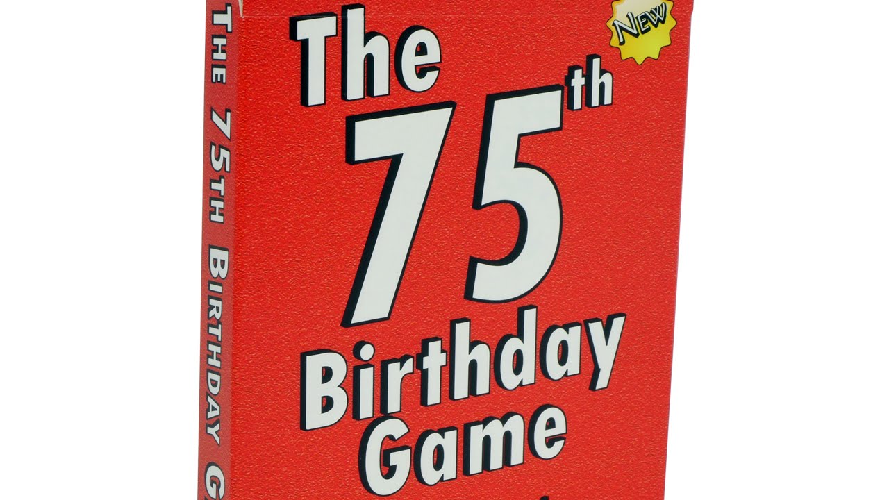 75th birthday celebration ideas stop after The 75th Birthday Game, where nostalgia meets hilarity!