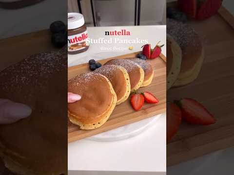 Nutella Stuffed Pancakes 🤤