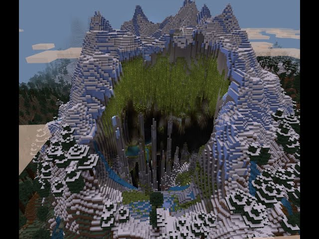 Mountain Base Minecraft Map
