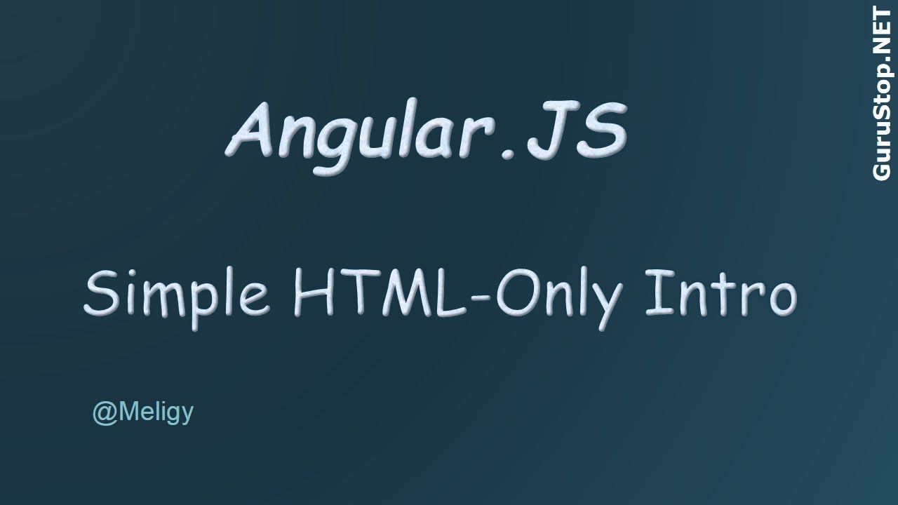 Angular.JS HTML Directives Without JavaScript Controllers