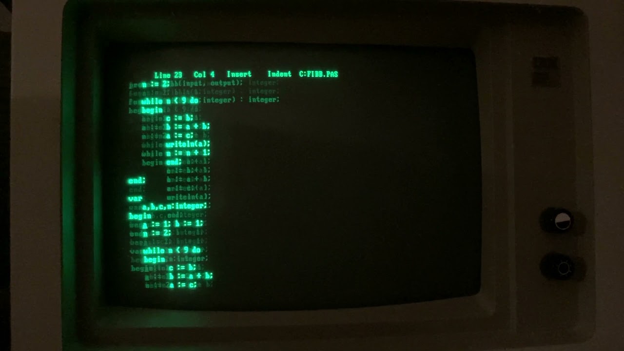 Old Developer tools - Turbo Pascal