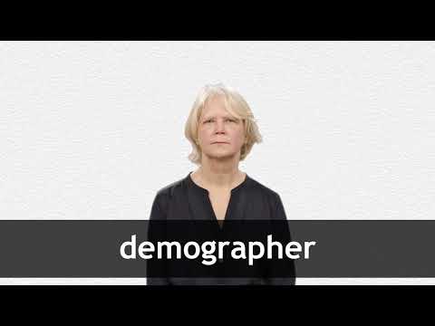 DEMOGRAPHER definition and meaning | Collins English Dictionary