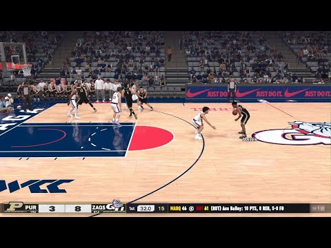 March Madness Purdue Vs Gonzaga College Basketball Simulation
