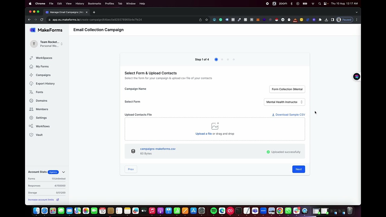 MakeForms: Campaign Setup Tutorial
